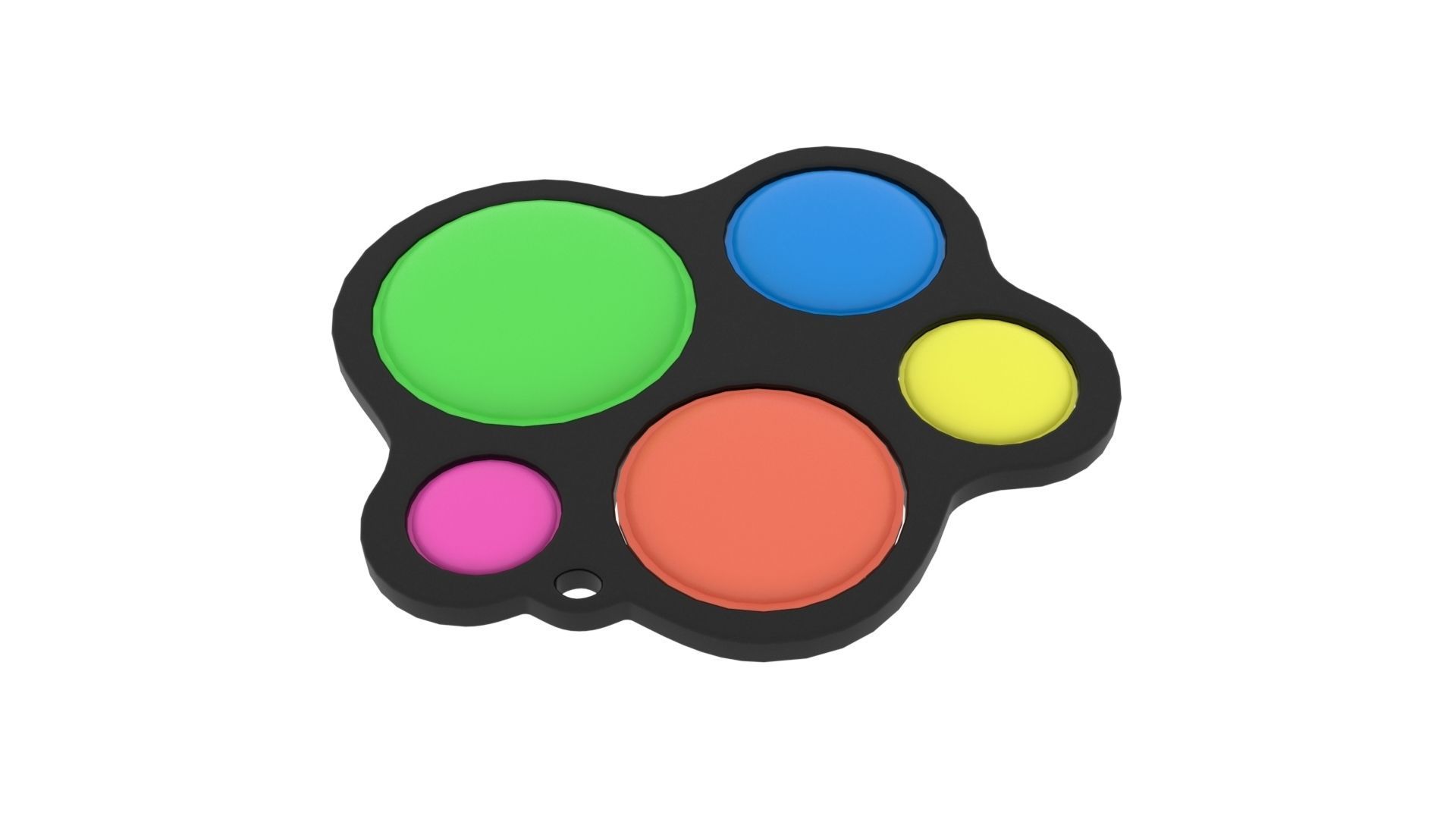 Popping Simple Dimple Animation 3D model animated | CGTrader