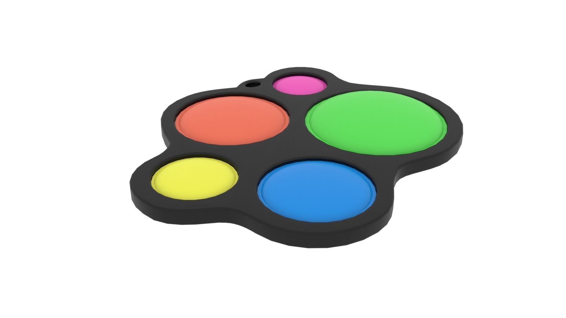 Popping Simple Dimple Animation 3D model animated | CGTrader