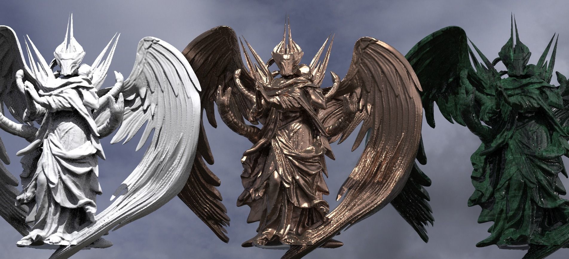 Snake Leader Fallen Angel 2 3D model | CGTrader