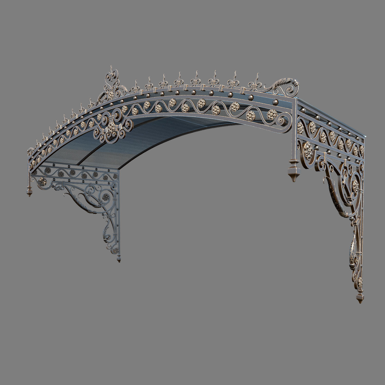 Door Canopy 3D model | CGTrader