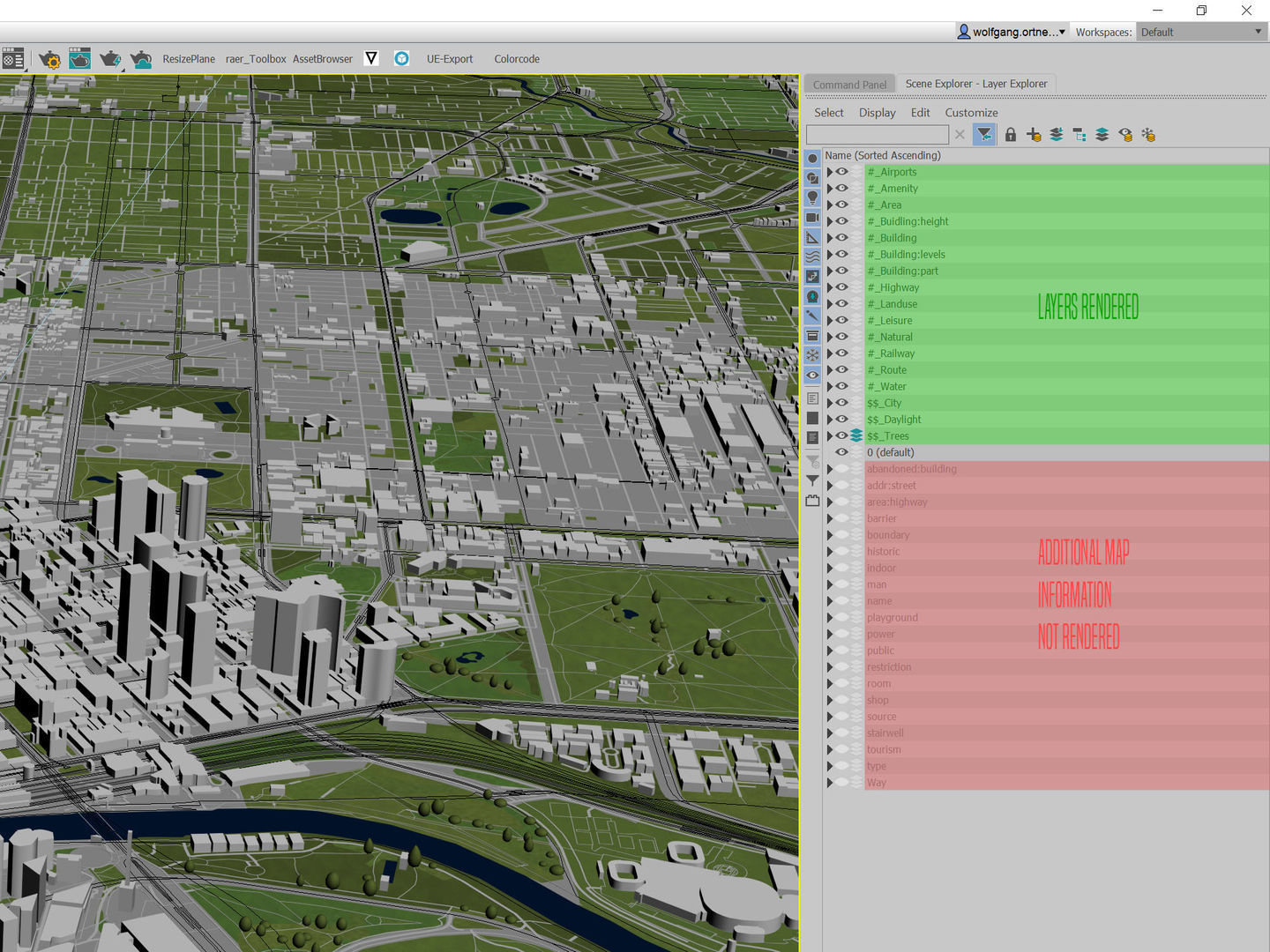 Melbourne Australia 50x50km 3D City Map 3D model | CGTrader