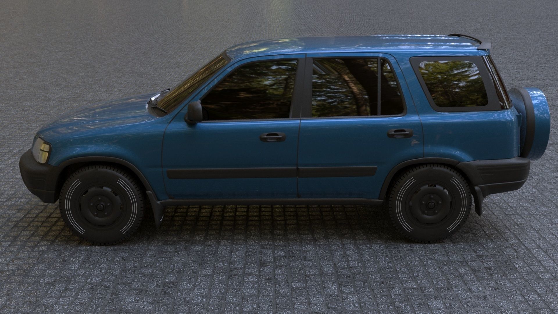 CR-V RD1 SUV HQ Model 3D model | CGTrader