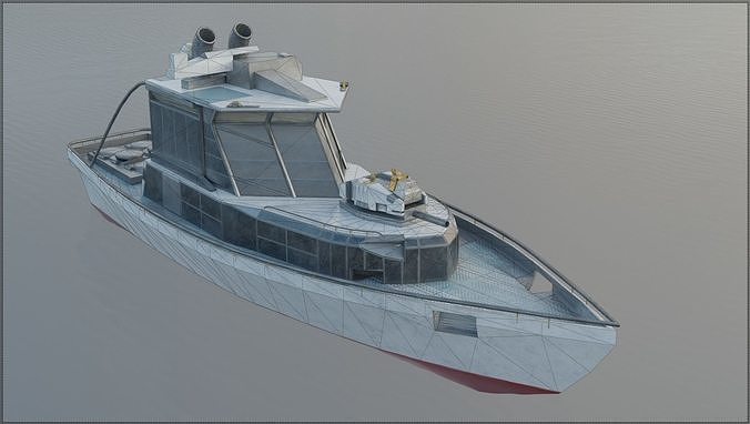 3D model Game Ready Patrol Boat VR / AR / low-poly | CGTrader