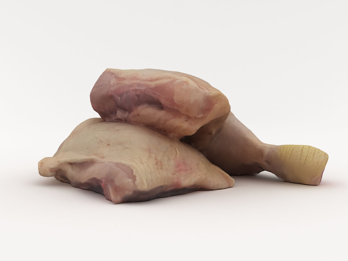 Raw Chicken Leg 3D model | CGTrader