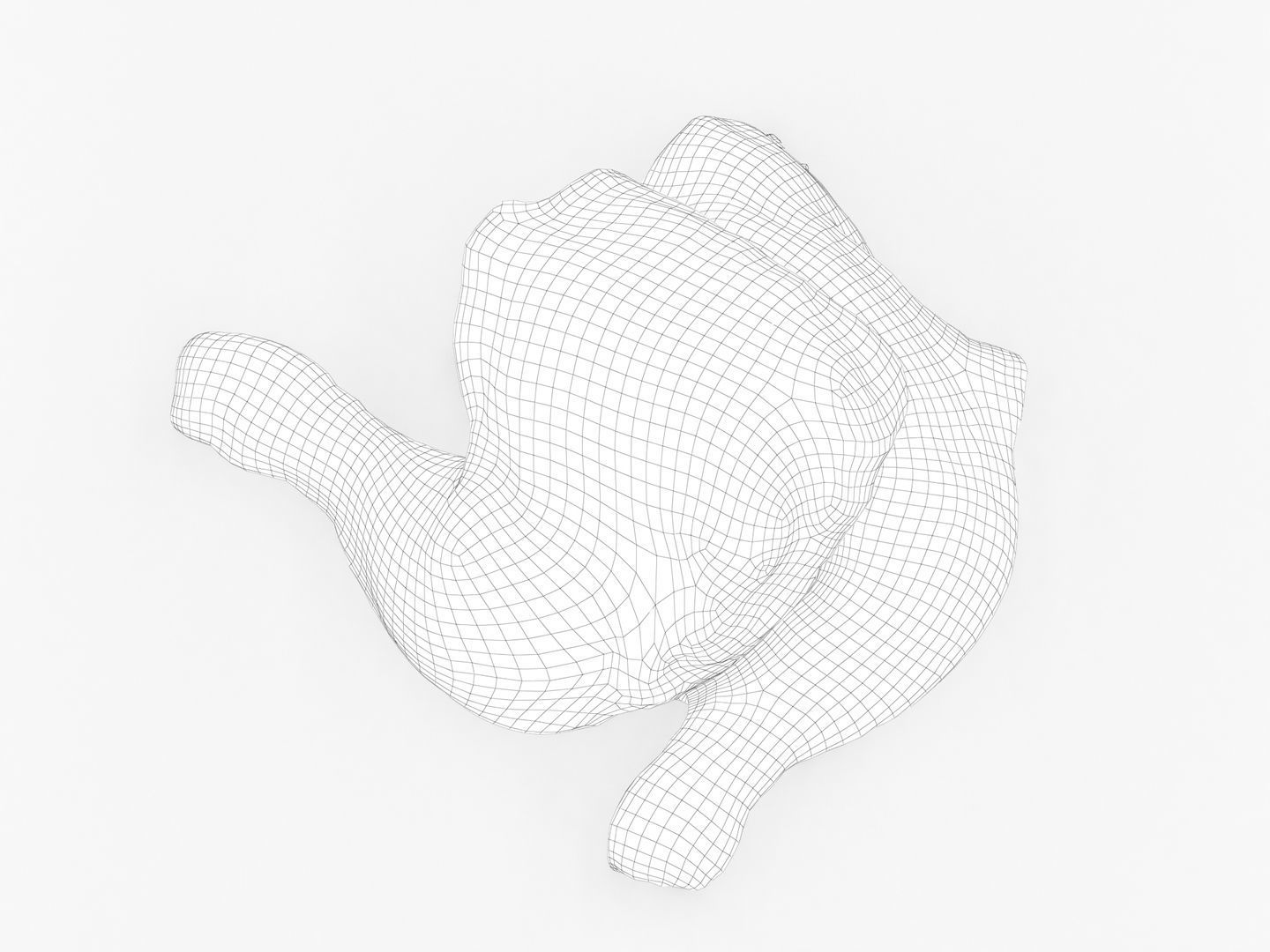 Raw Chicken Leg 3D model | CGTrader