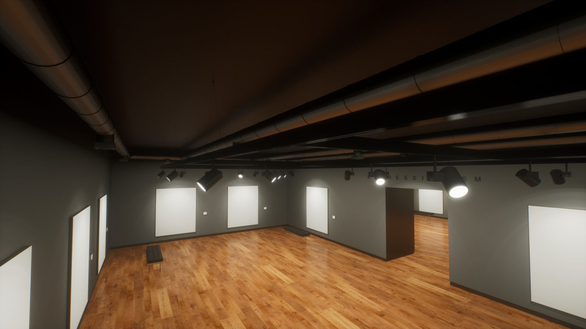 Art Gallery 002 UE4 3D model | CGTrader