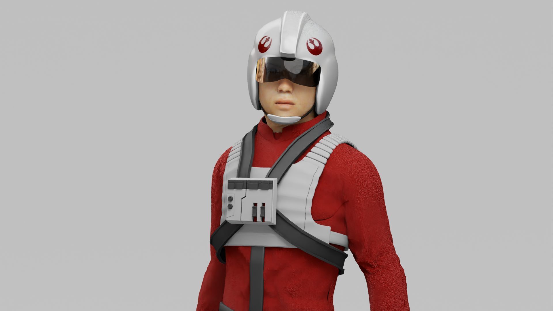 REBELLION PILOT RIGGED 3D model rigged | CGTrader