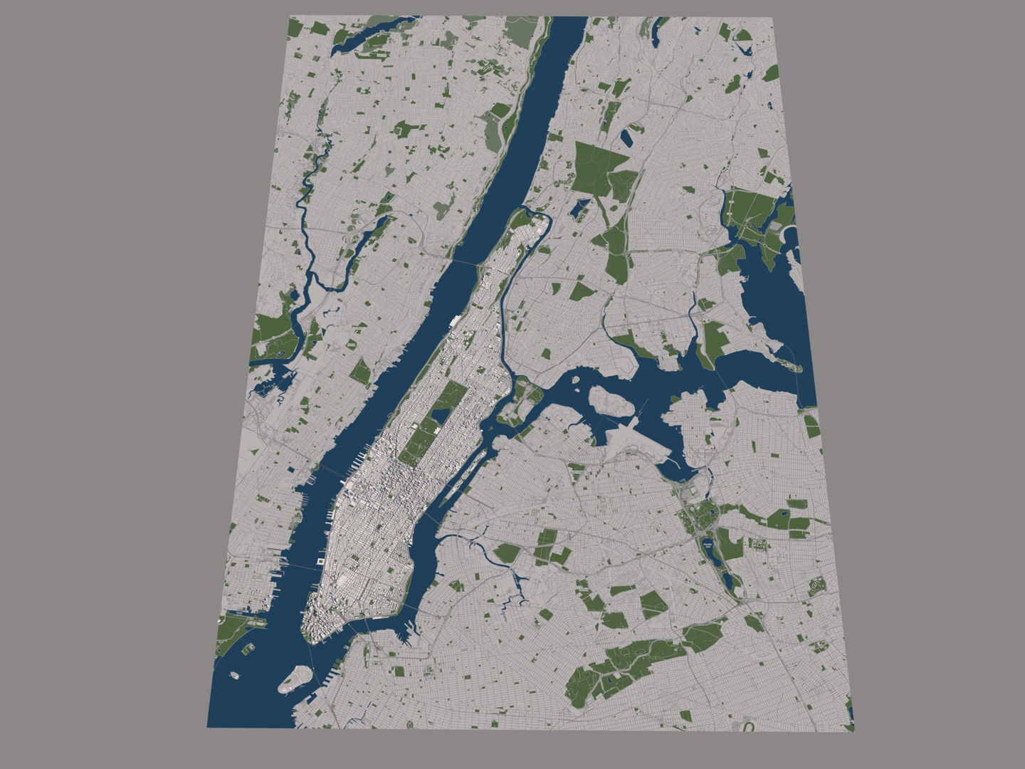 New York USA 3D Model City Map 3D model | CGTrader