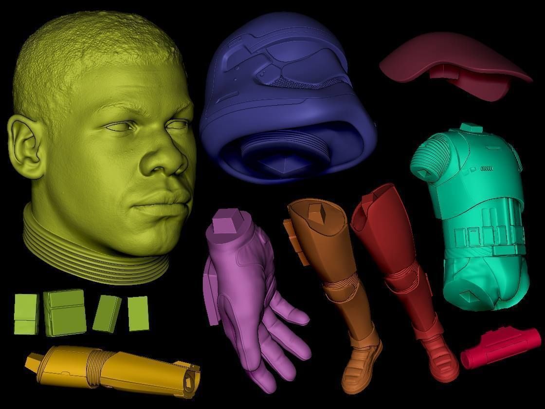 Stormtrooper FN-2187 3D model 3D printable | CGTrader