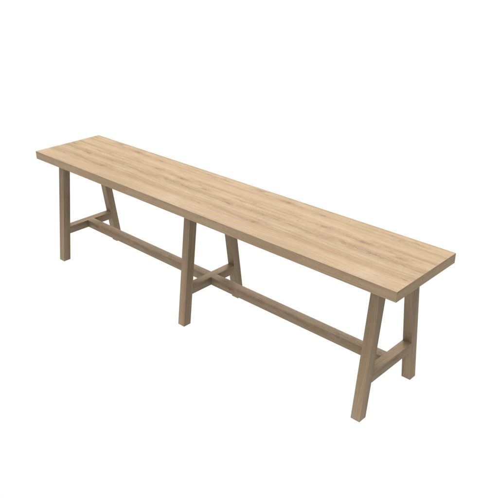 Wooden Bench Pack 3D model | CGTrader