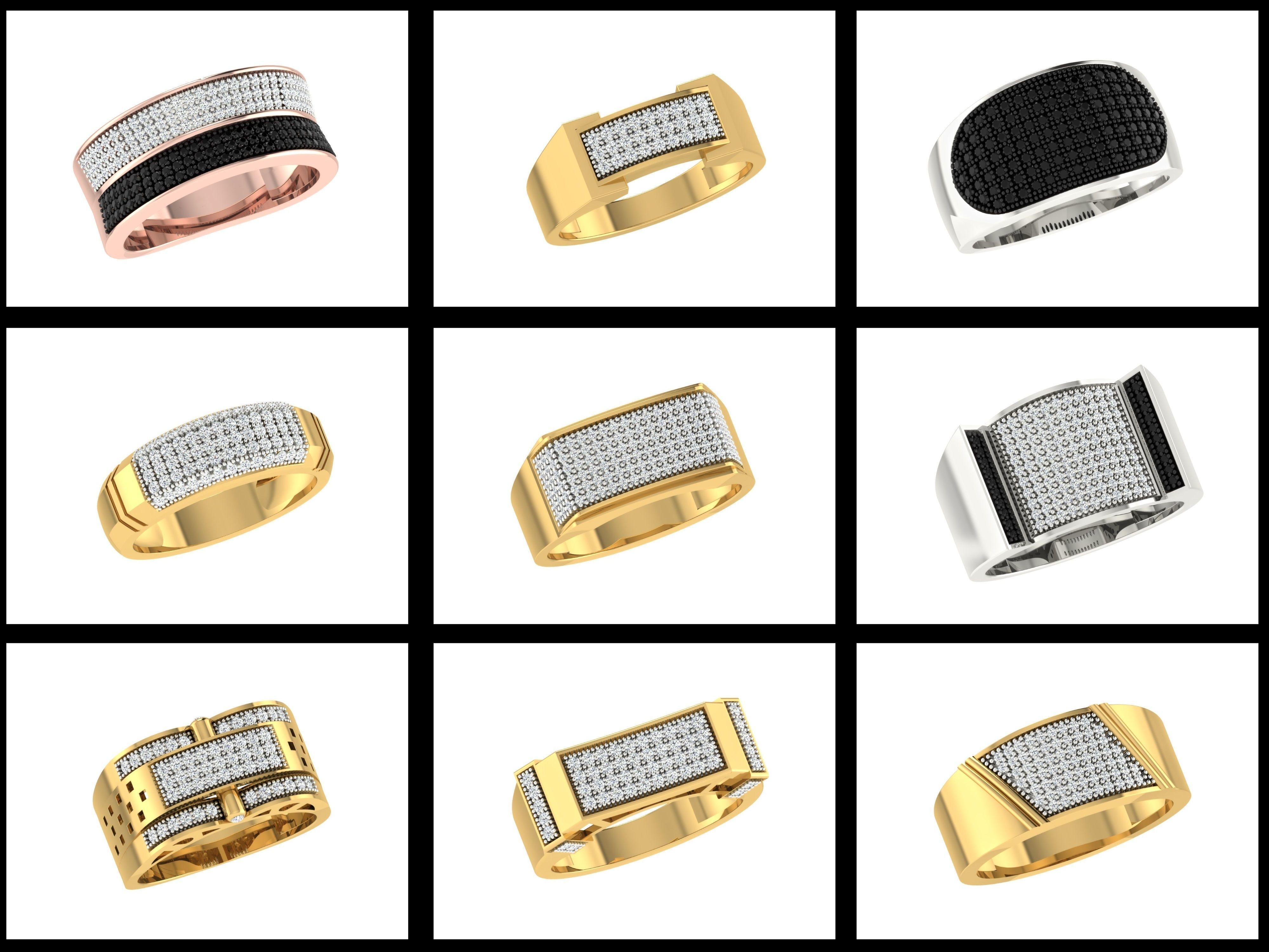 45 Solitaire Engagement Wedding Mens Rings Collections | CGTrader