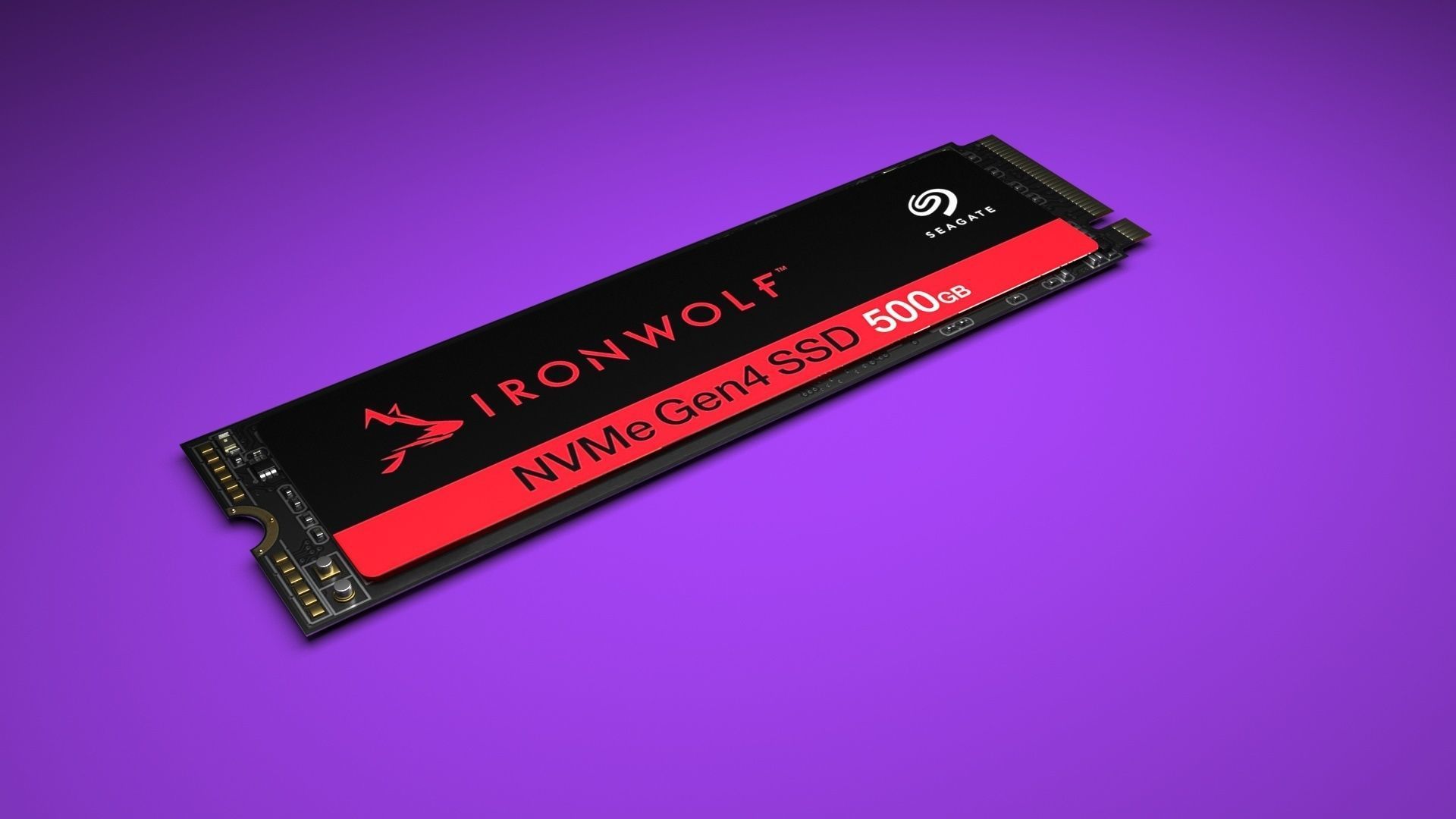 Ironwolf Seagate NVMe Gen4 SSD 500GB 3D model | CGTrader
