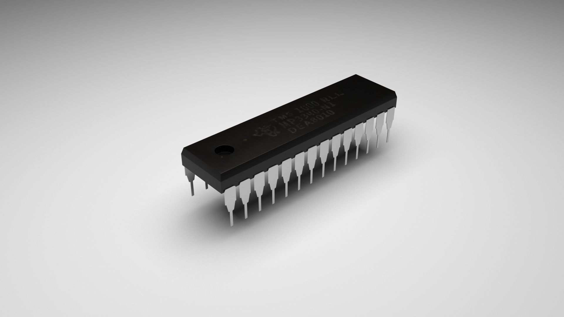 Microprocessor 3D model | CGTrader