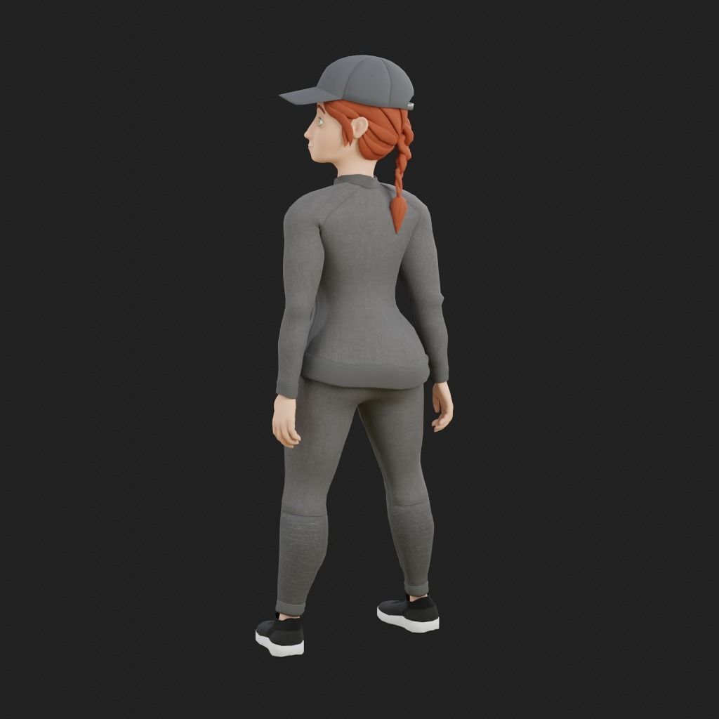 Stylized Customizable Avatar - Female - FREE free VR / AR / low-poly 3D ...