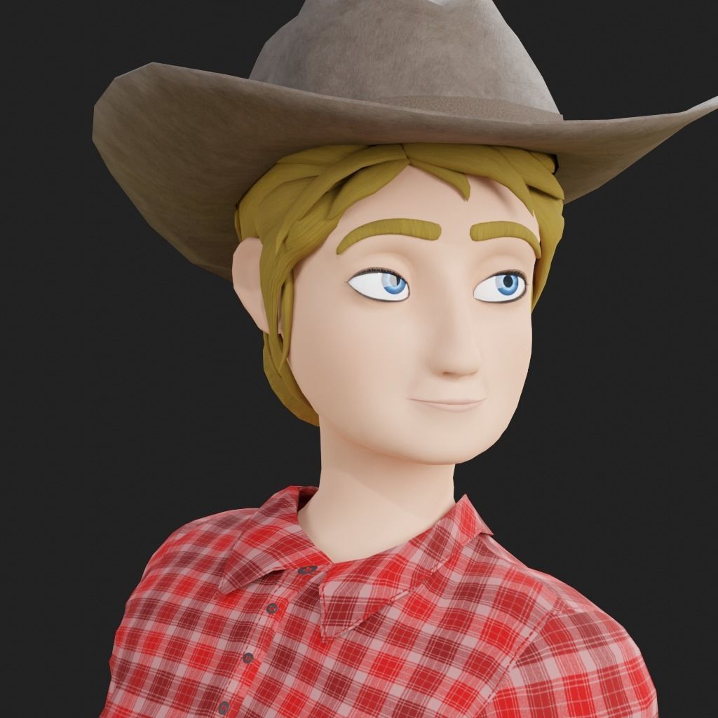 Stylized Customizable Avatar - Female - FREE free VR / AR / low-poly 3D ...