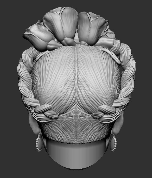 Frida kahlo head 3D model 3D printable | CGTrader