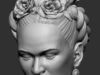 Frida kahlo head 3D model 3D printable | CGTrader