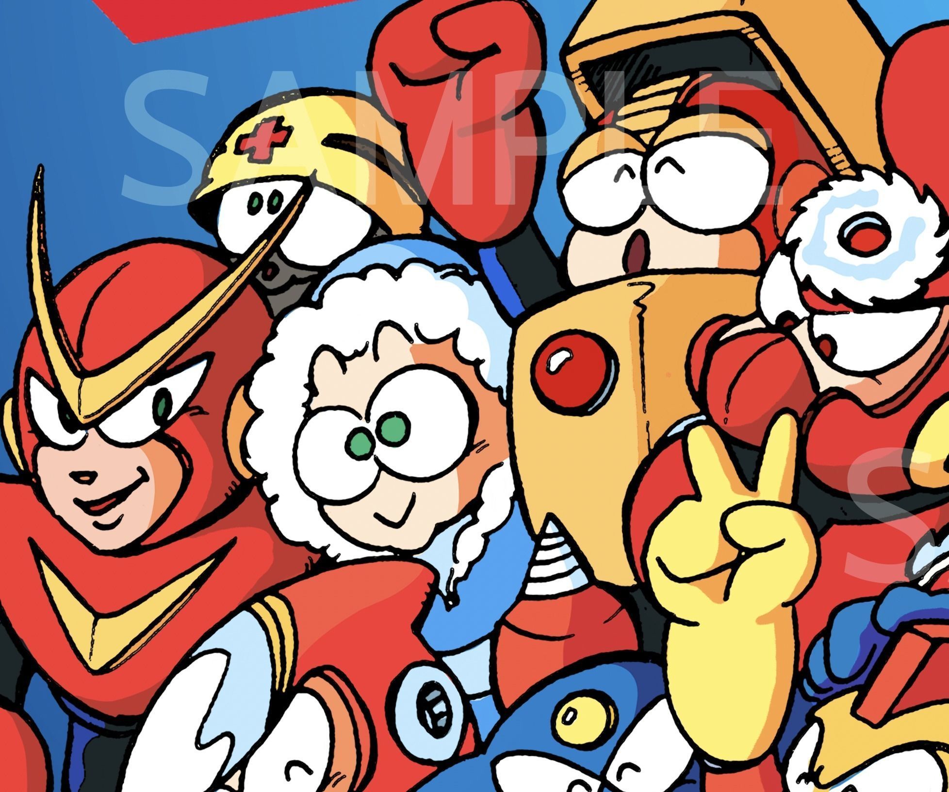 Rockman and Friend Megaman poster 3D model | CGTrader