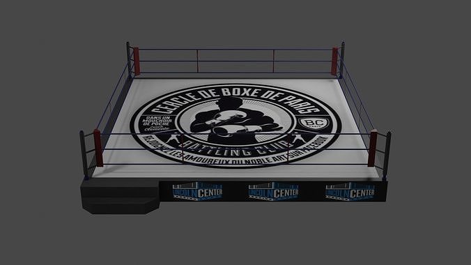 3D model Boxing ring object VR / AR / low-poly | CGTrader