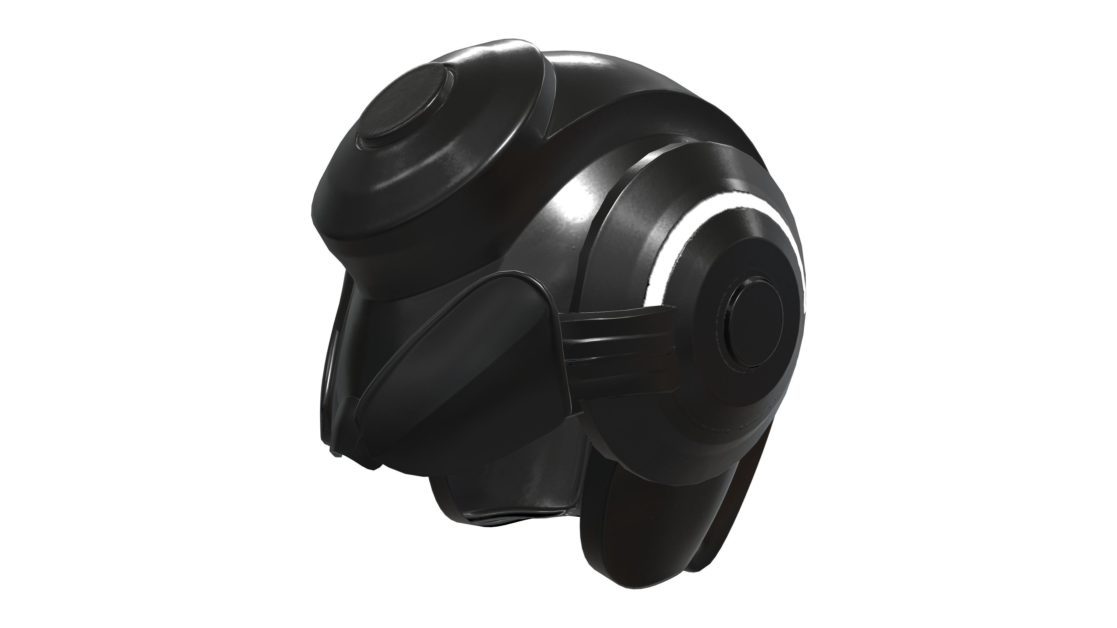 3D model Cyber Security Robo Helmet VR / AR / low-poly | CGTrader