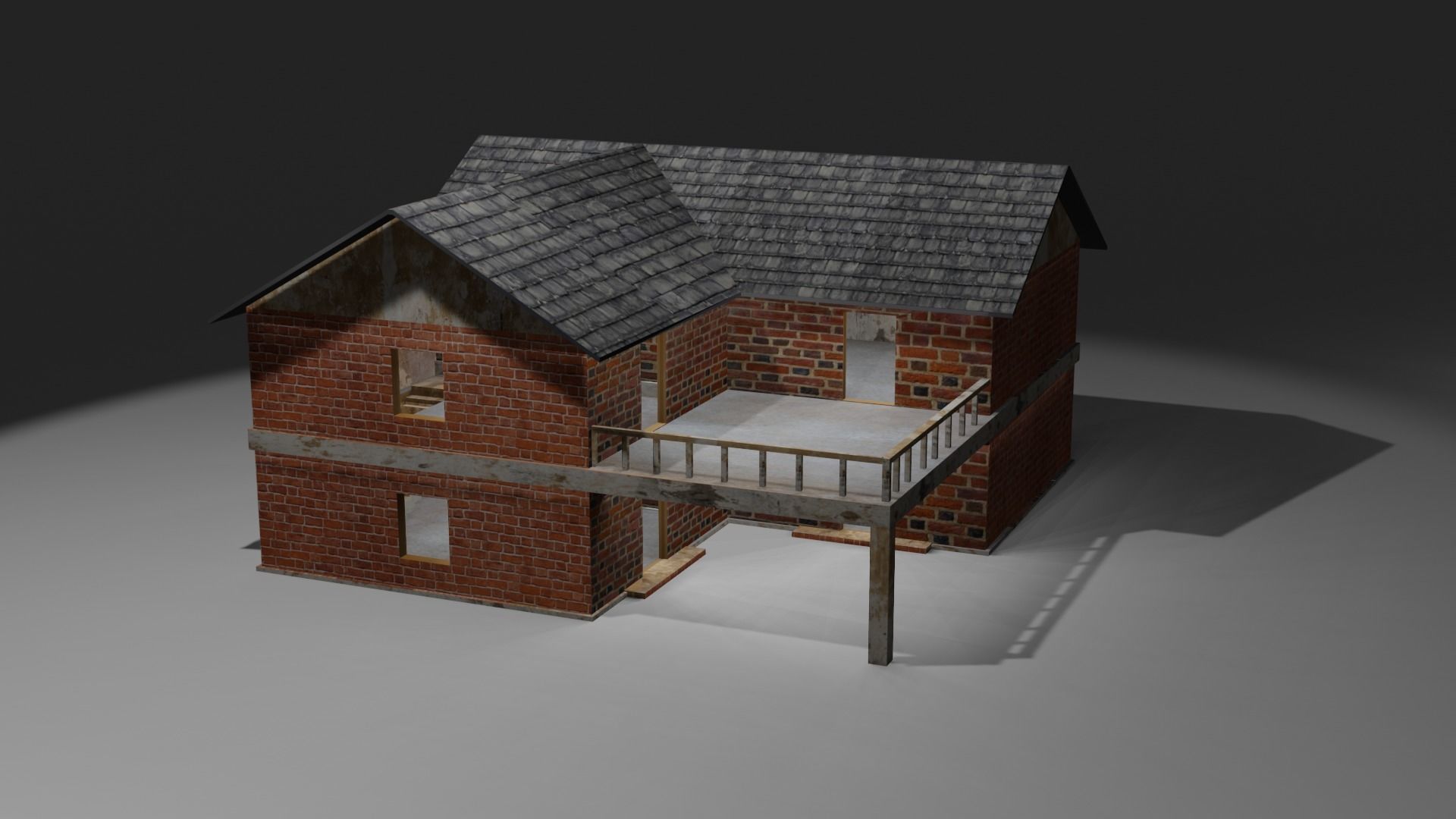 3D model Lowpoly Housees Pack VR / AR / low-poly | CGTrader