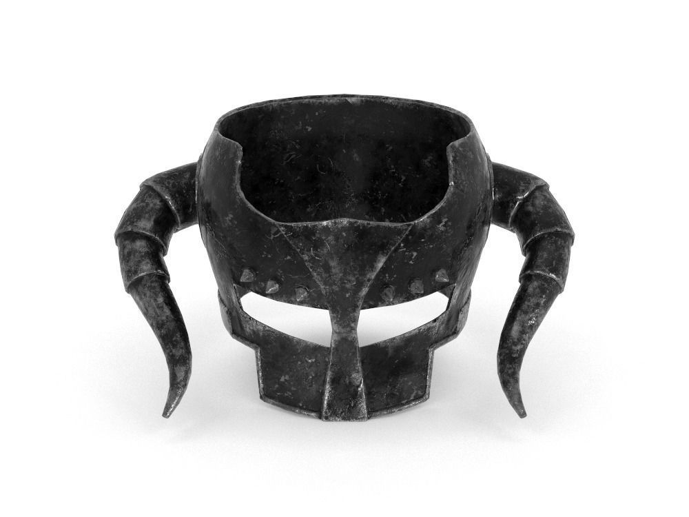 3D model Stylized Helmet Game Ready PBR Low Poly 3D model VR / AR / low ...