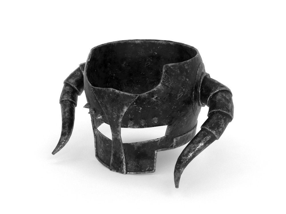 3D model Stylized Helmet Game Ready PBR Low Poly 3D model VR / AR / low ...