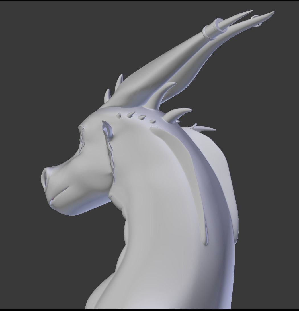 Luck Dragon 3D model rigged | CGTrader