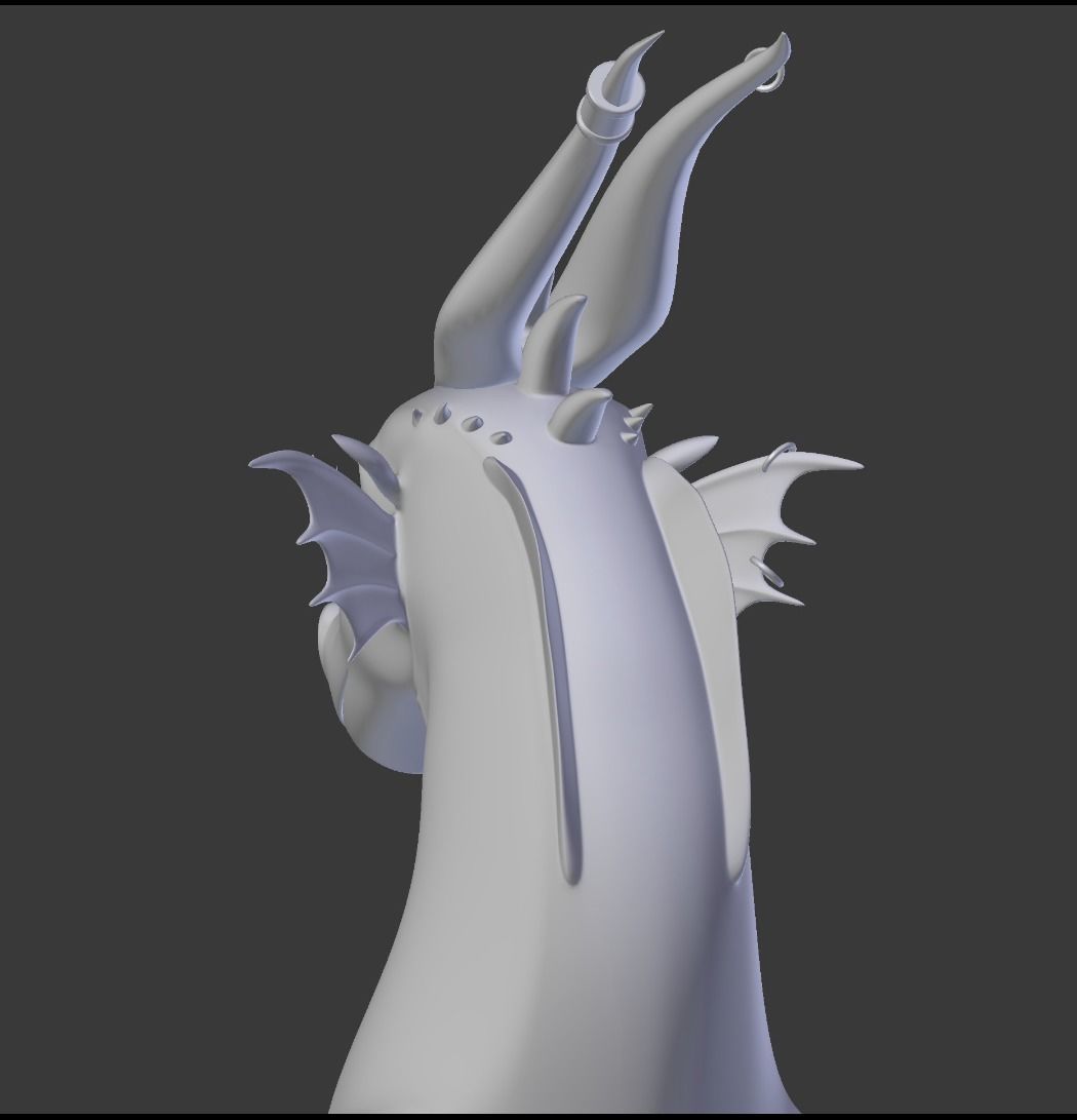 Luck Dragon 3D model rigged | CGTrader
