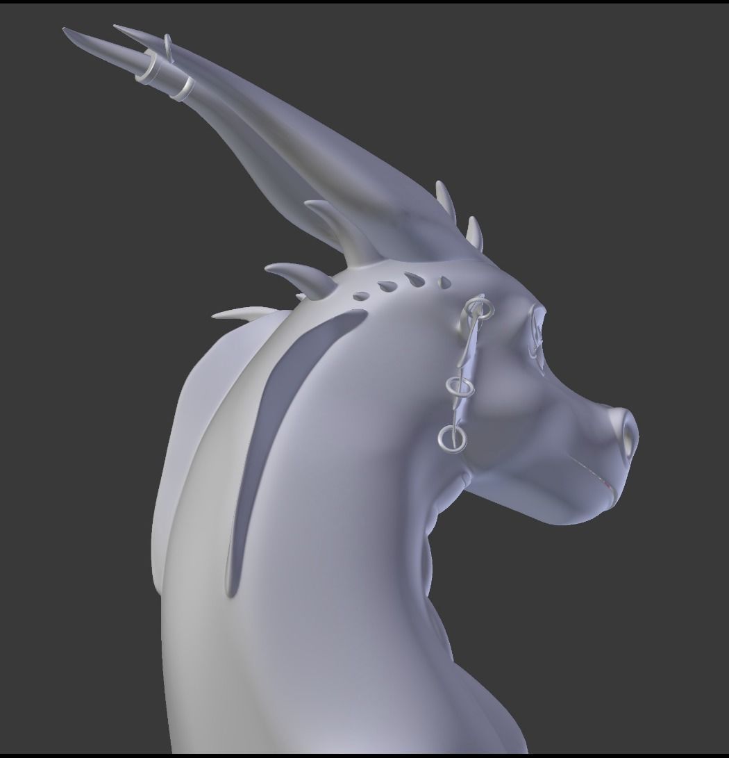 Luck Dragon 3D model rigged | CGTrader