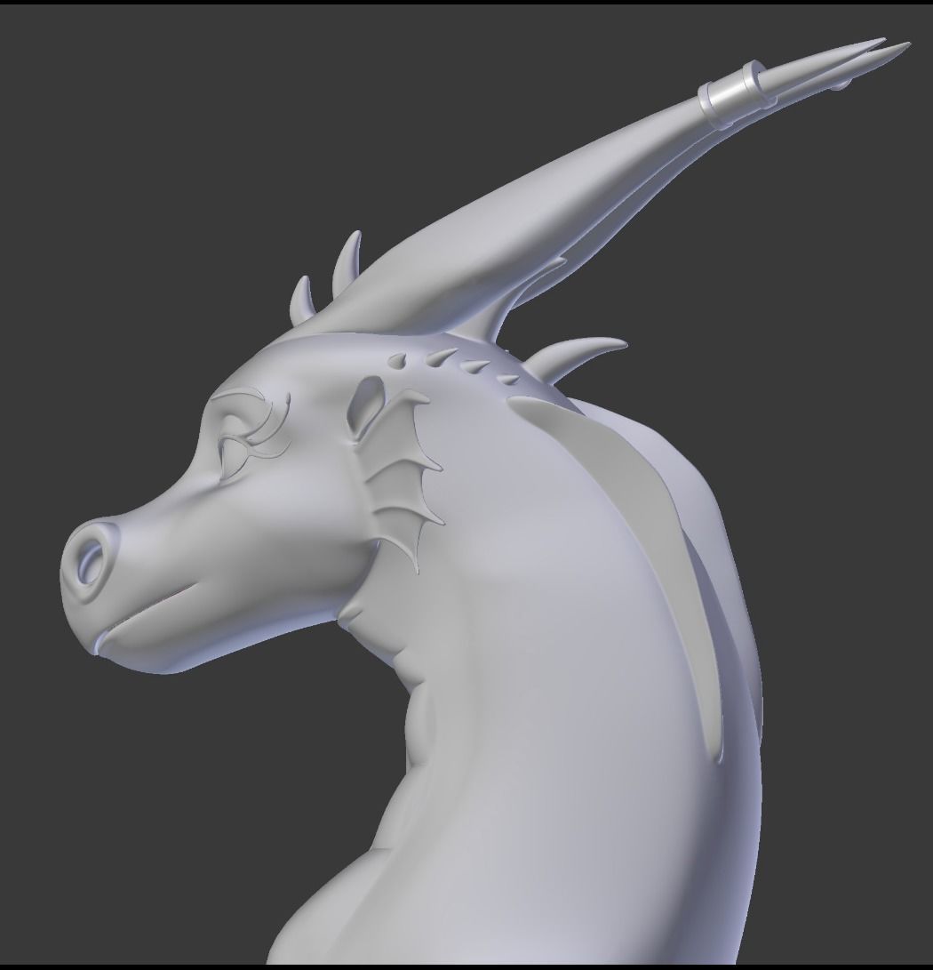 Luck Dragon 3D model rigged | CGTrader