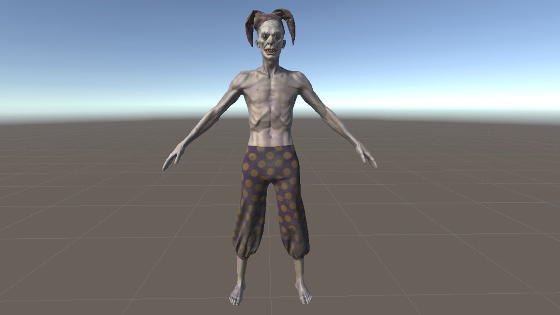 3D model Scary Clown 3 VR / AR / low-poly | CGTrader