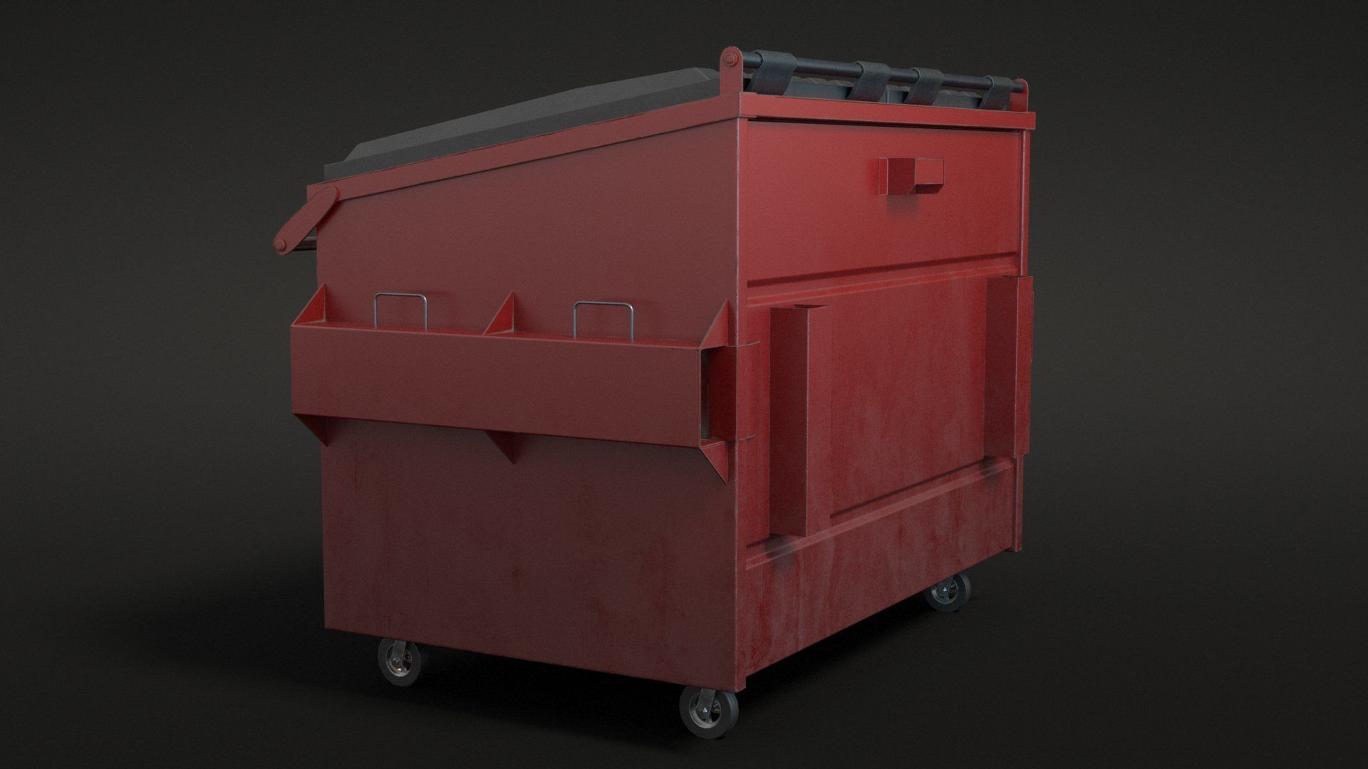 3D model New Dumpster VR / AR / low-poly | CGTrader