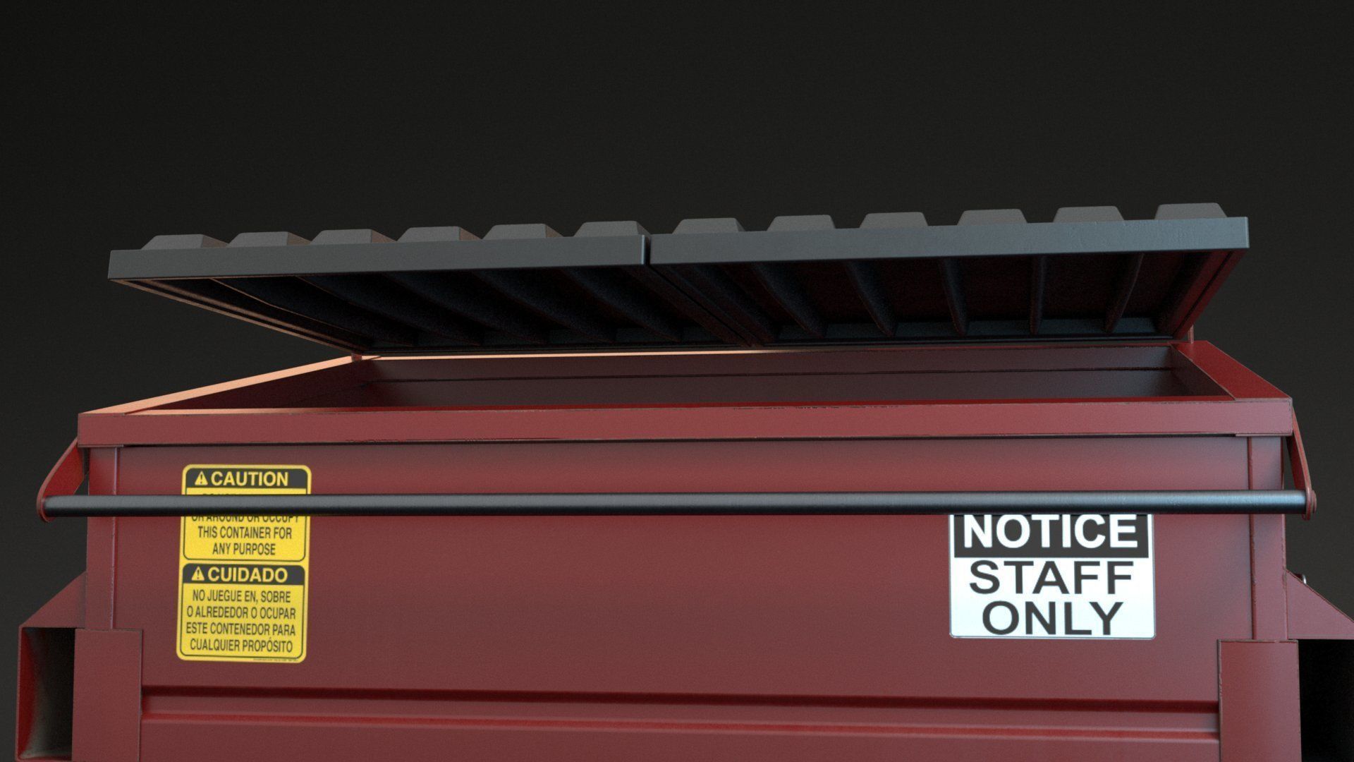 3D model New Dumpster VR / AR / low-poly | CGTrader