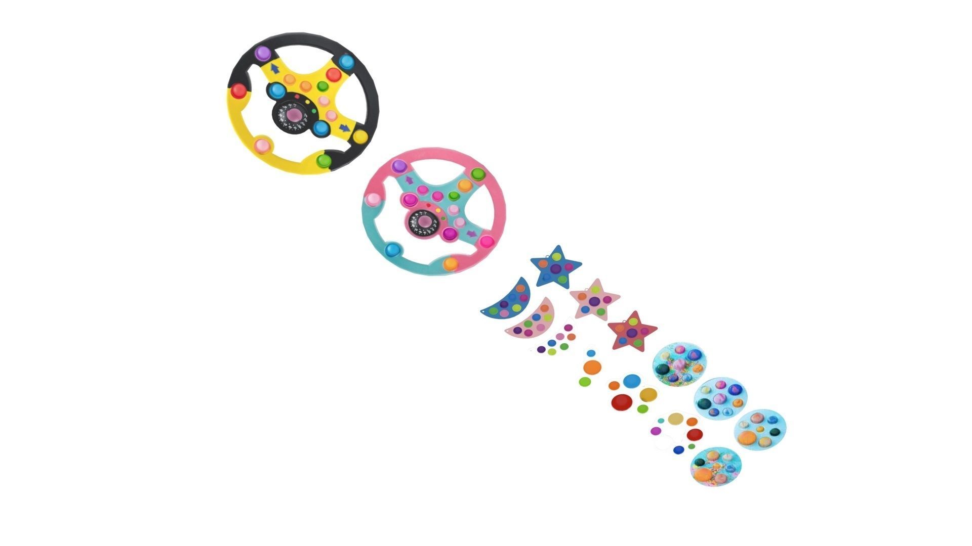 Simple Dimples Set 3D model | CGTrader