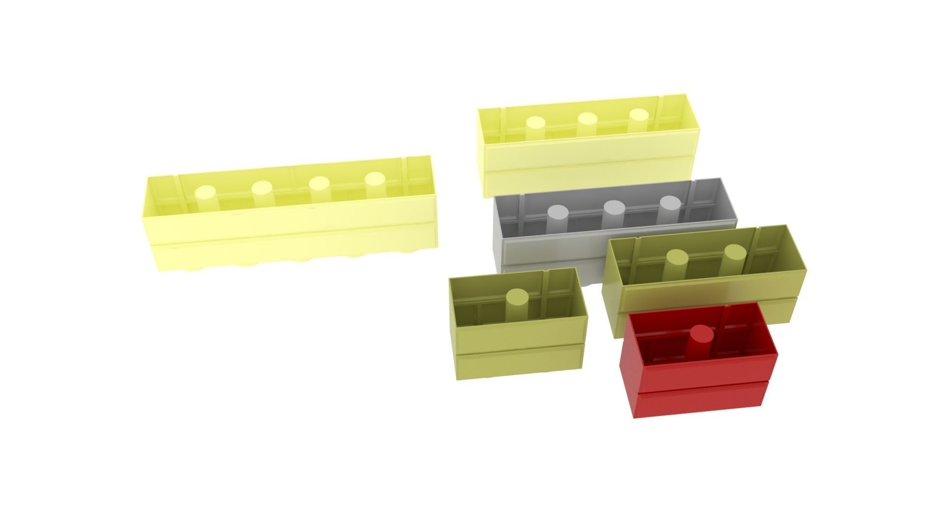 Lego Masonry Profile Bricks 3D model | CGTrader