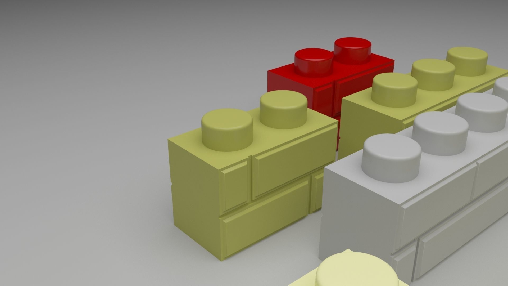 Lego Masonry Profile Bricks 3D model | CGTrader