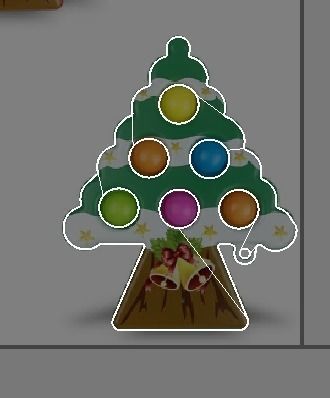 Christmas Tree Simple Dimples Set 3D model | CGTrader