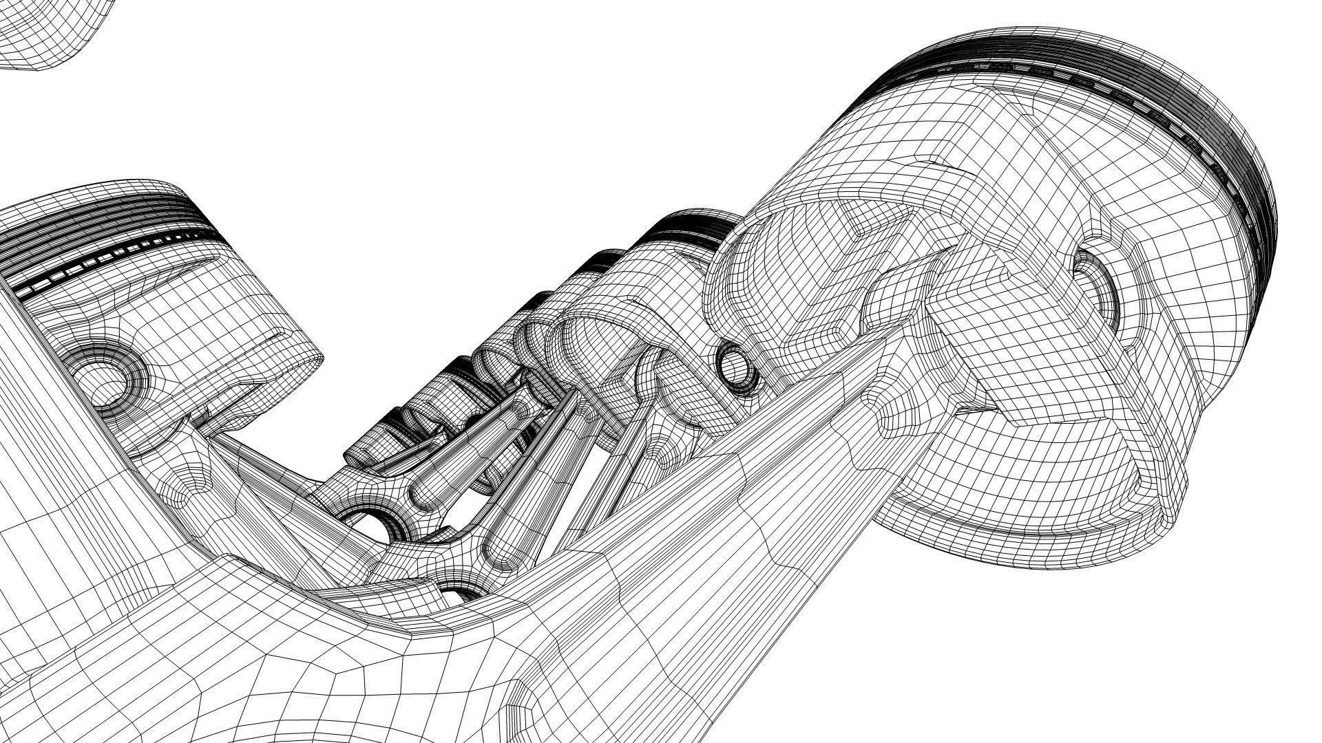 V12 Engine Working Animated 3D model animated rigged | CGTrader