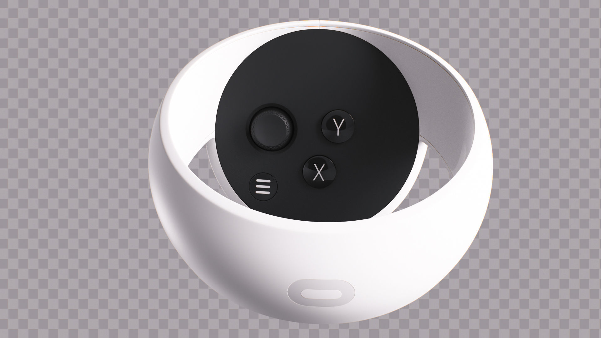 3D model Oculus Quest 2 VR Headset with Controllers VR / AR / low-poly ...