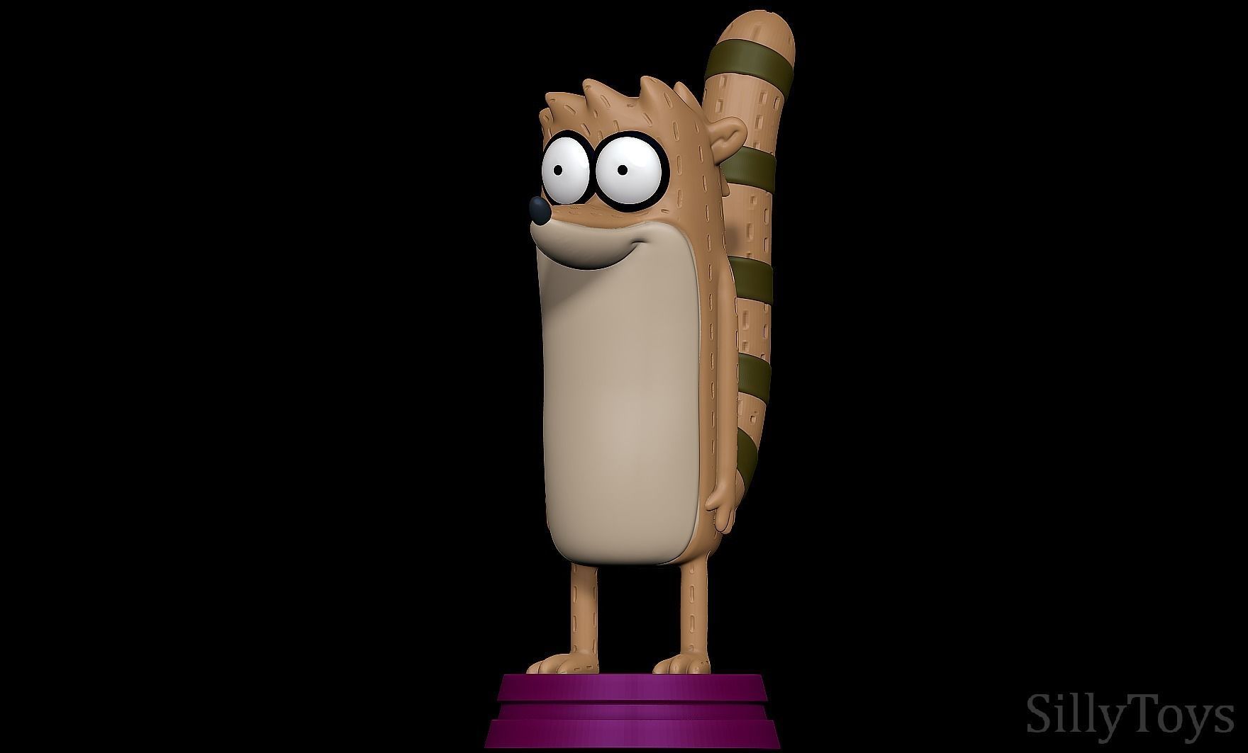 Rigby - Regular Show 3D model 3D printable | CGTrader