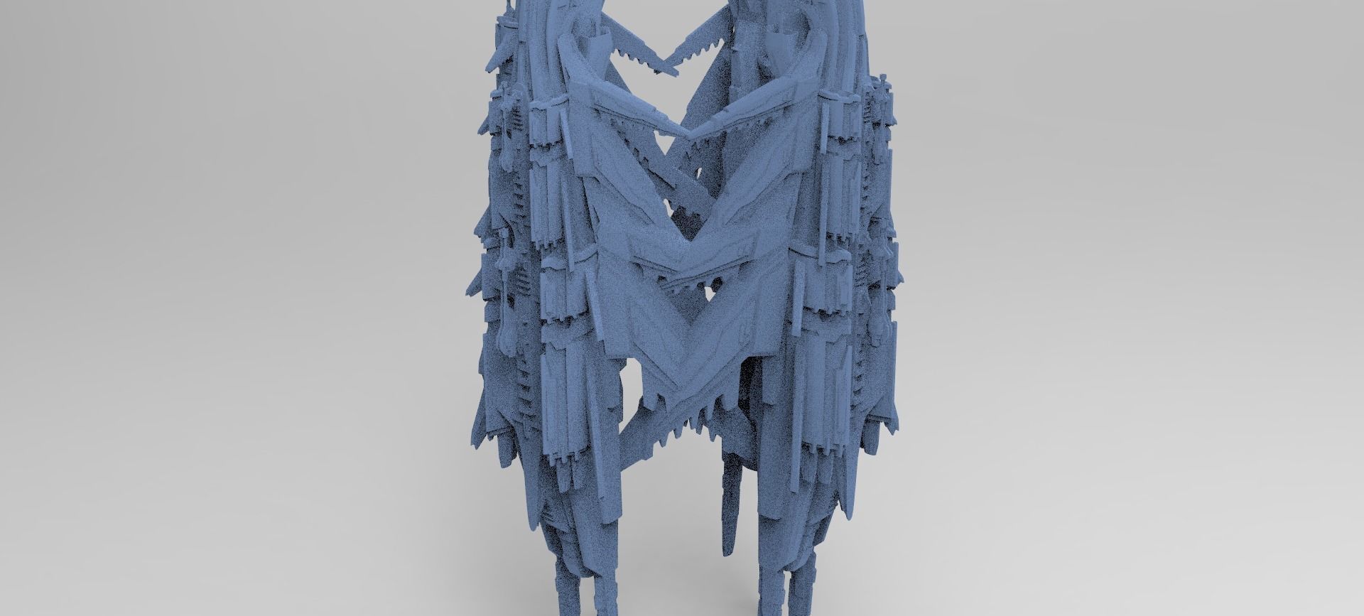 Sci-Fi Insectoid ship architecture 8 3D model | CGTrader