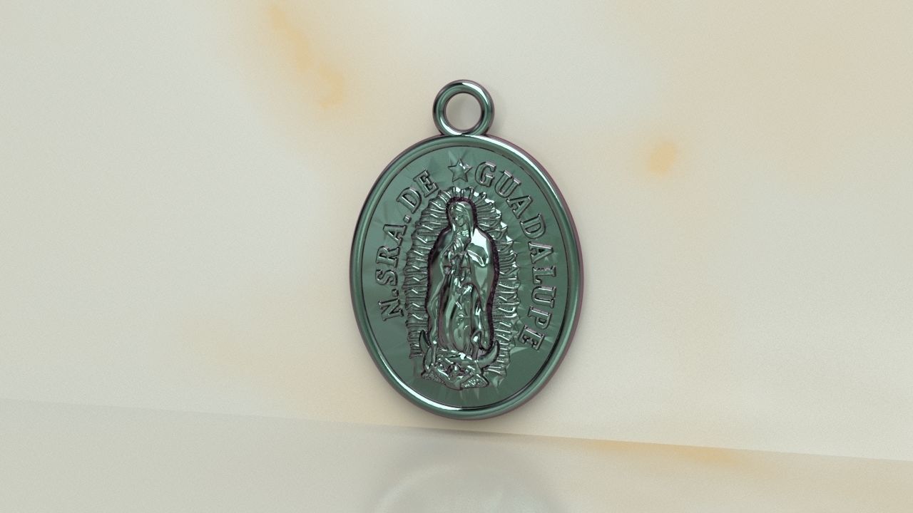 Our Lady of Guadalupe Medallion Set Virgin Mary Frame 3D model 3D ...
