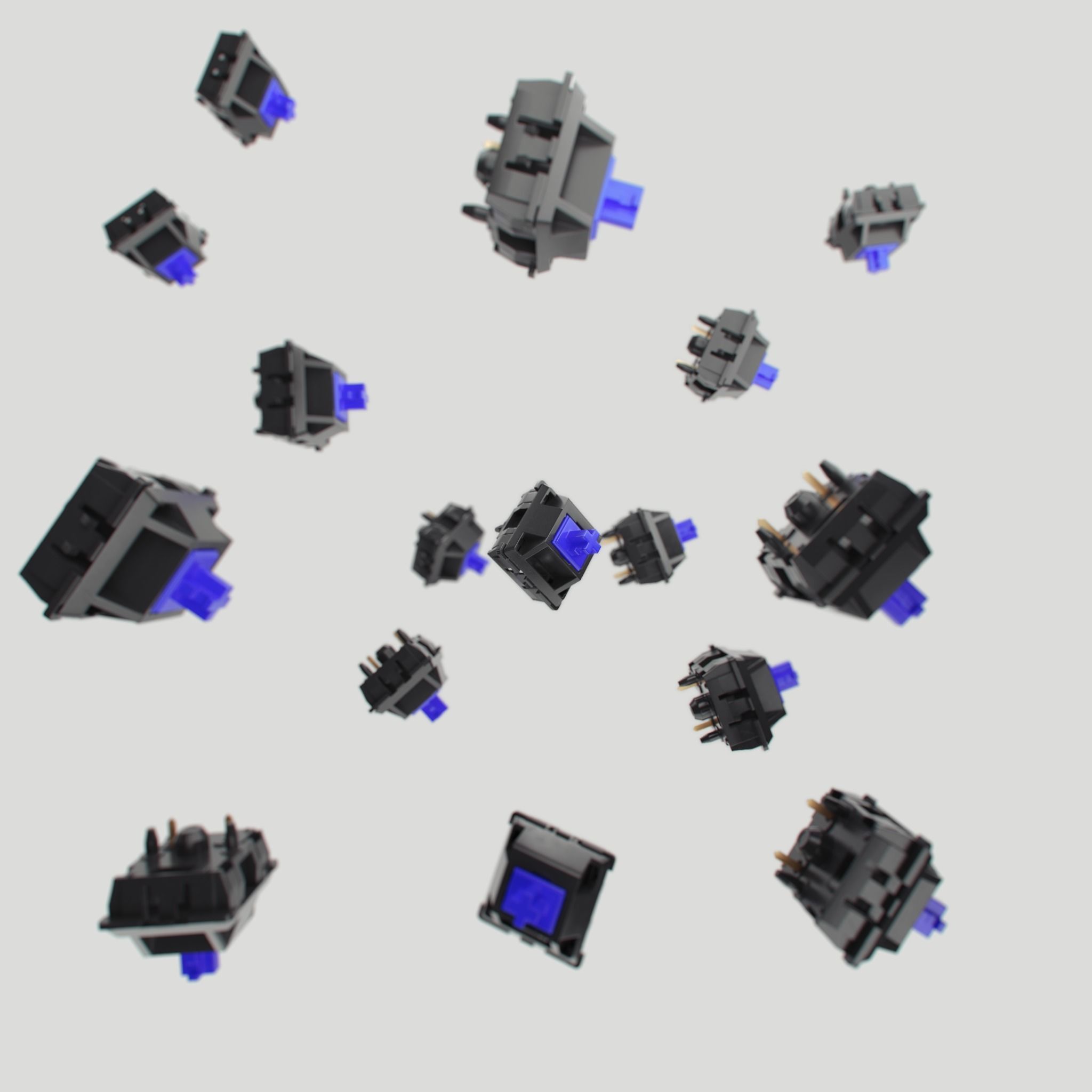 Cherry MX switches keyboard keys 3D model | CGTrader