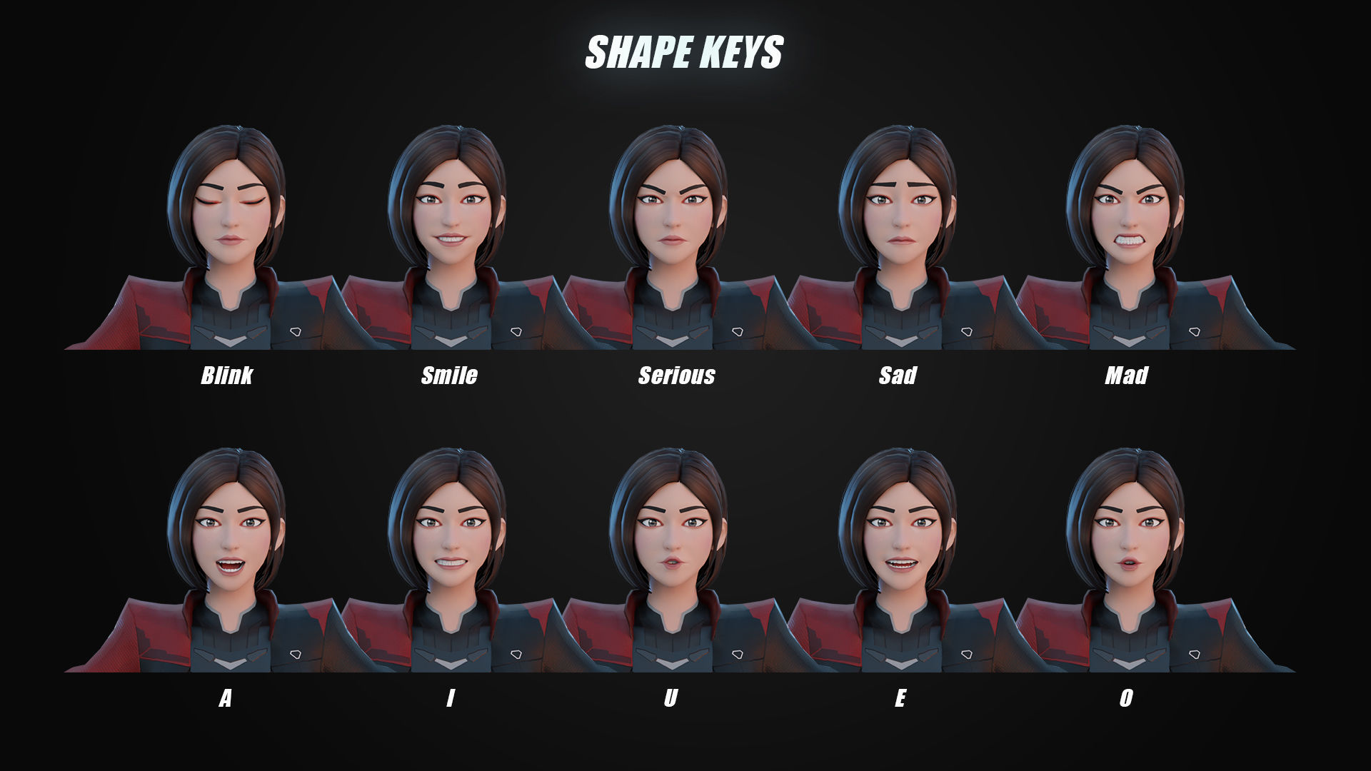 3D model Futuristic Agent - Venus VR / AR / low-poly | CGTrader