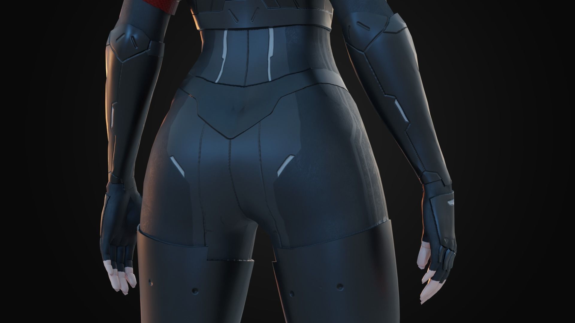 3D model Futuristic Agent - Venus VR / AR / low-poly | CGTrader