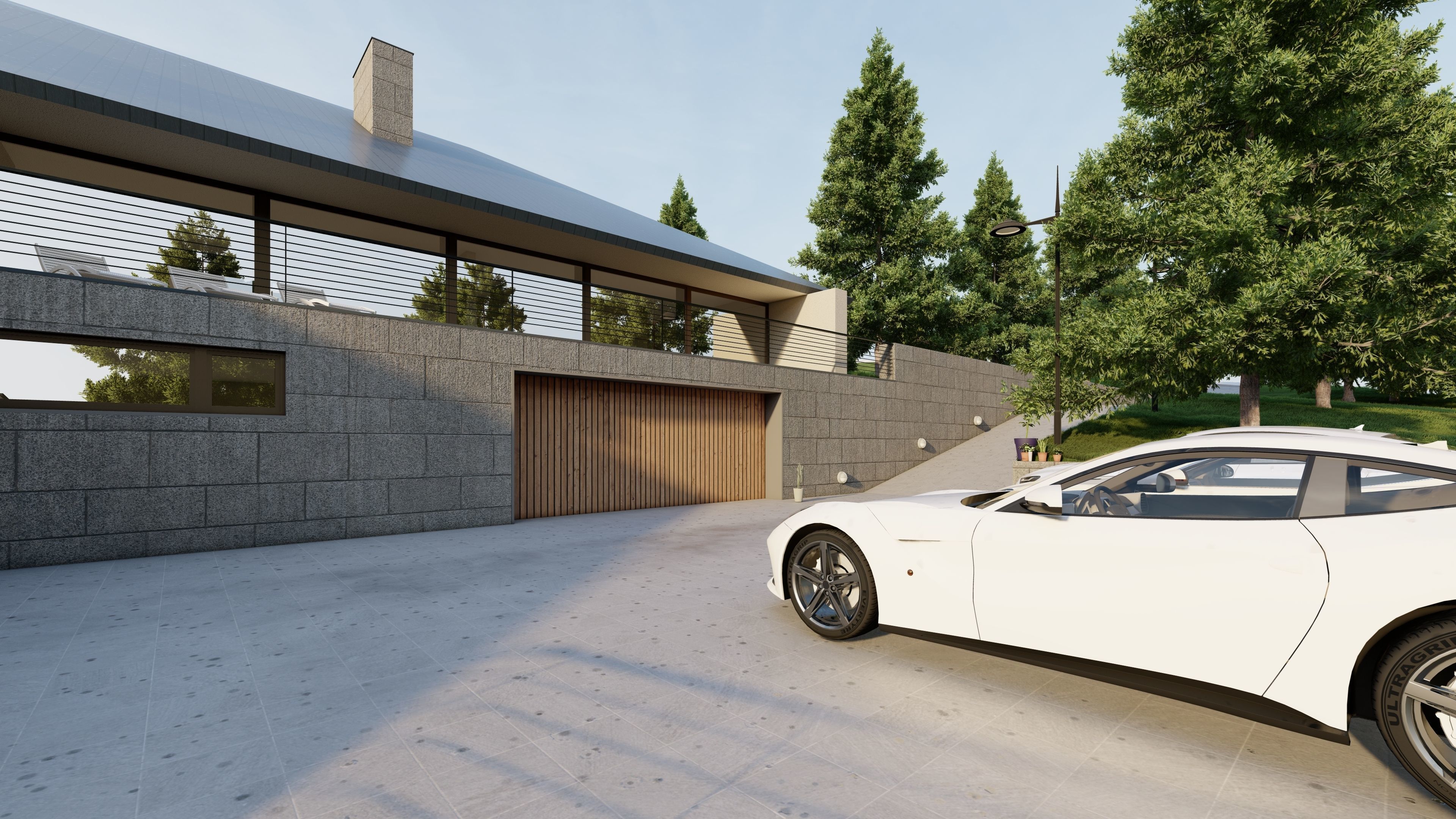 MOUNTAIN COTTAGE free 3D model | CGTrader