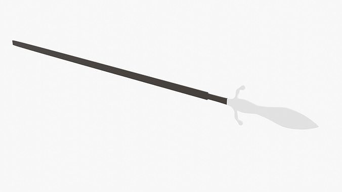 3D model Basic Spear VR / AR / low-poly | CGTrader