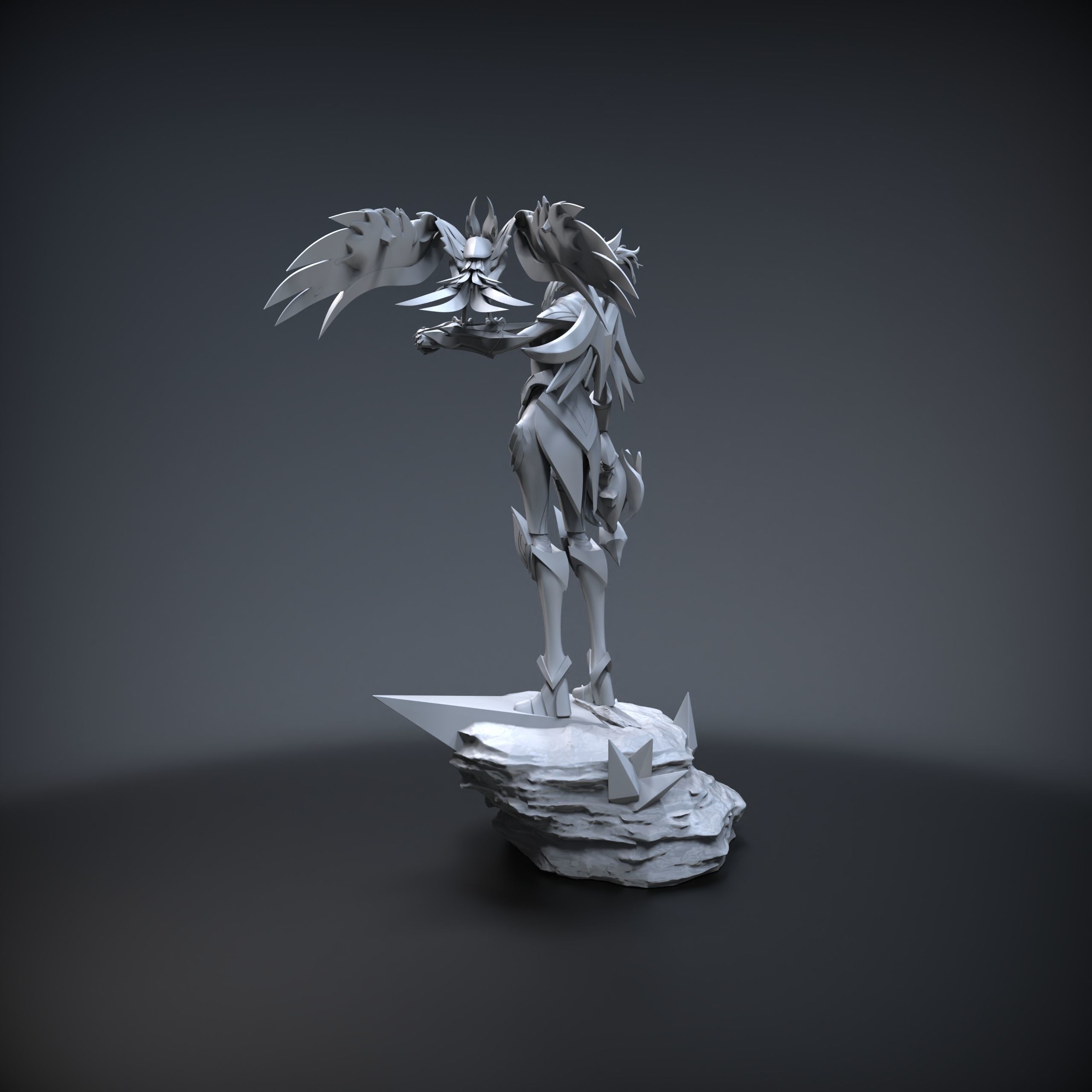 STL Warden quinn League of Legends 3D model 3D printable | CGTrader