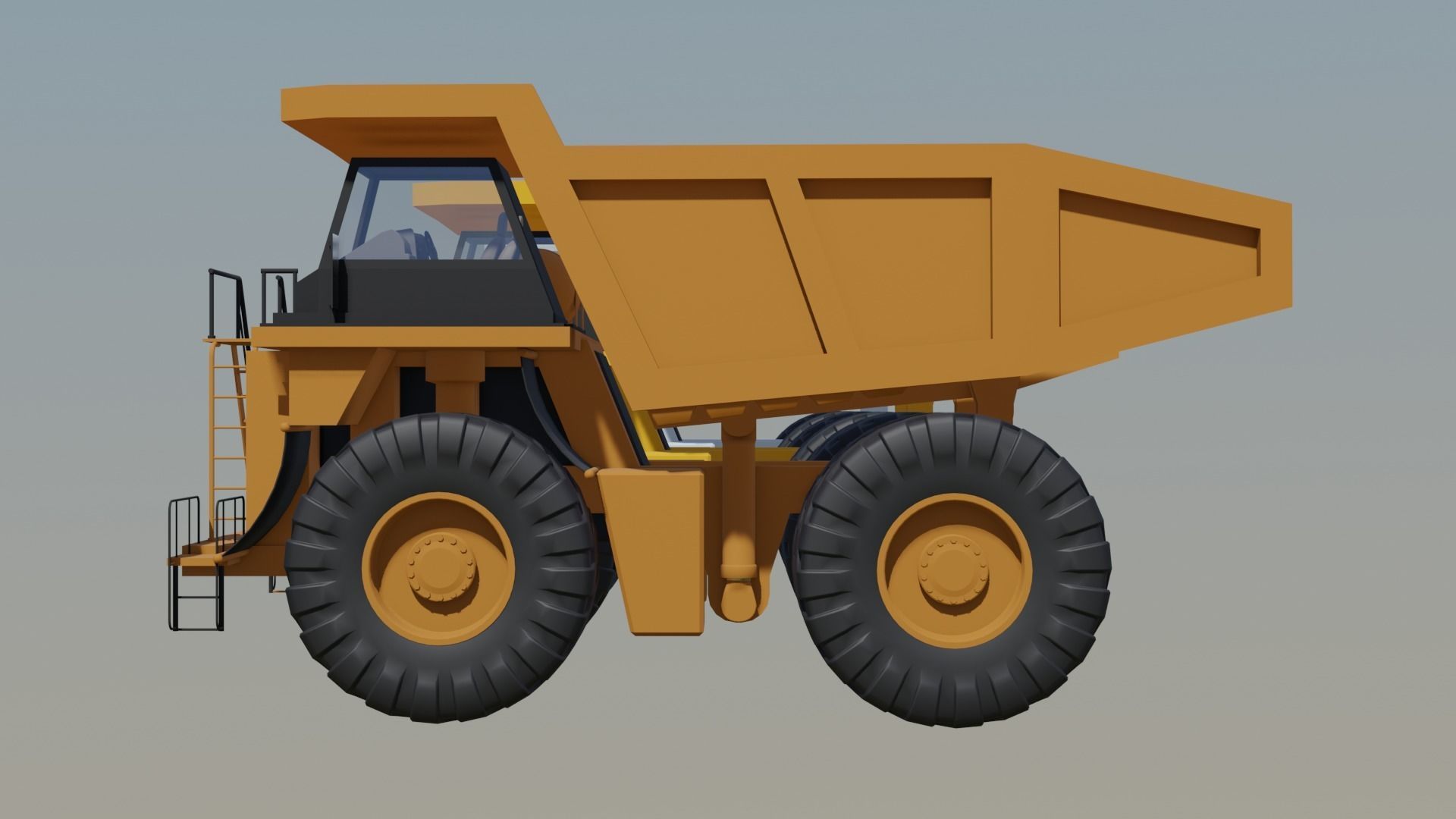 Open Pit Tipper Truck 3D model | CGTrader